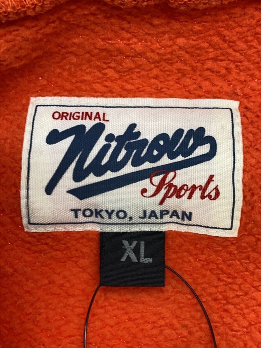 nitrow(ナイトロウ) / 00s/カレッジプリントパーカー/XL/コットン/オレンジ | 古着の販売・通販ならセカンドストリート