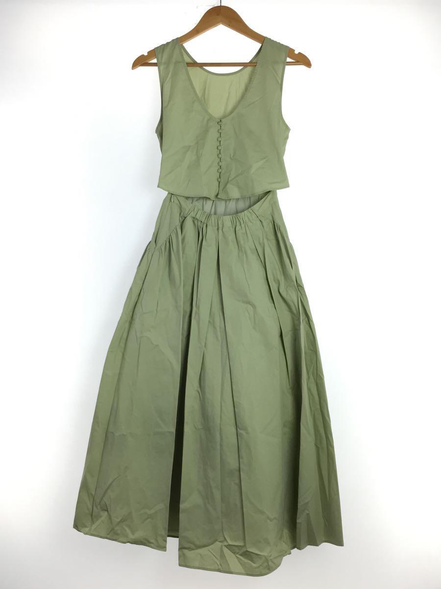 AMERI(アメリヴィンテージ) / MEDI BACK OPEN COTTON DRESS/ノースリーブワンピース/S/KHK/02010540390 | 古着の販売・通販ならセカンドストリート