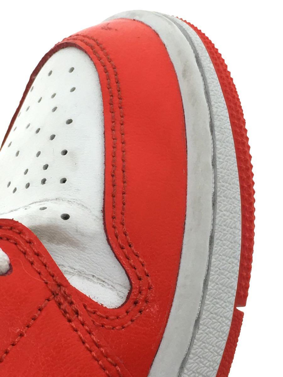 NIKE(ナイキ) / エアジョーダンミッド1ホワイトハイカットスニーカー/25cm/RED/BQ6472-116 | 中古品の販売・通販なら ...