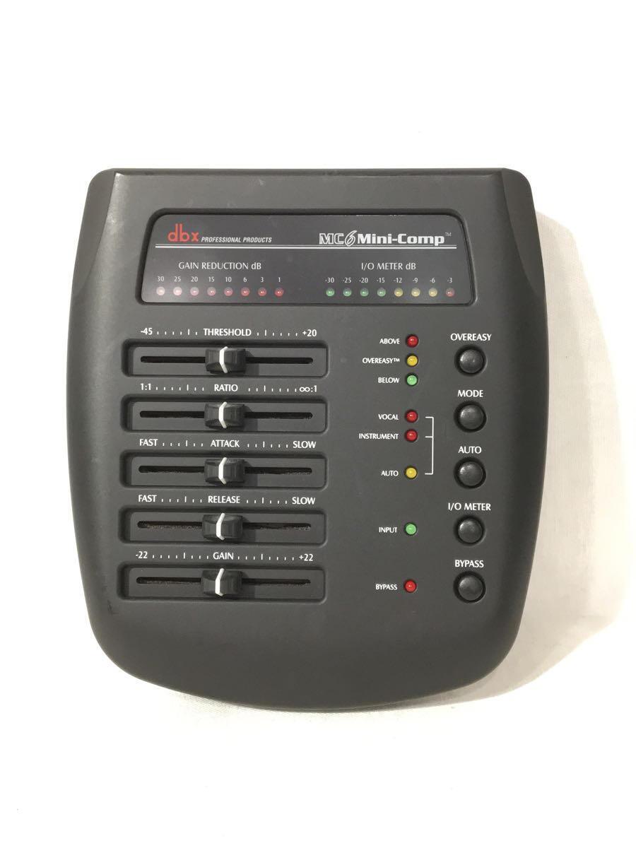 DBX(ディービーエックス) / MC6 MC6/箱/電源アダプター/Mini-Comp/コンプレッサー/ベース用コンプ | 中古品の販売 ...