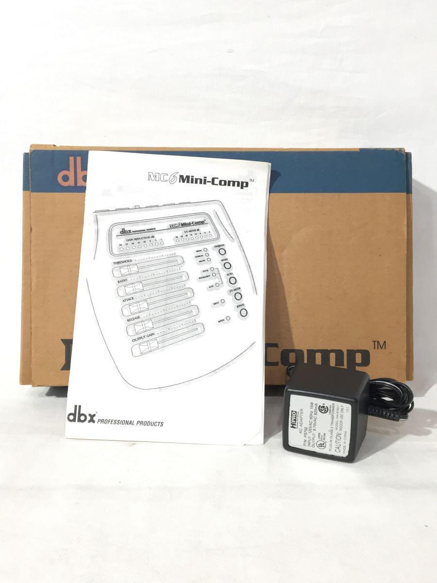 DBX(ディービーエックス) / MC6 MC6/箱/電源アダプター/Mini-Comp/コンプレッサー/ベース用コンプ | 中古品の販売 ...