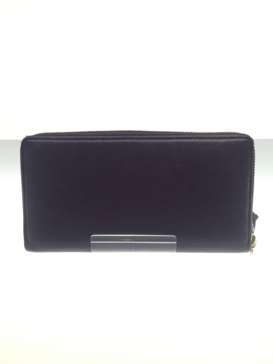 GUCCI(グッチ) / ソーホーラウンド長財布/レザーパープル/無地/レディース/282413 | 中古品の販売・通販ならセカンドストリート