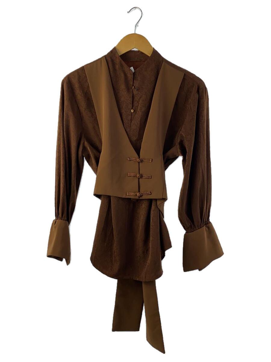 AMERI(アメリヴィンテージ) / 長袖ブラウス/FREE/ポリエステル/BRW/02020430150 | 古着の販売・通販ならセカンドストリート