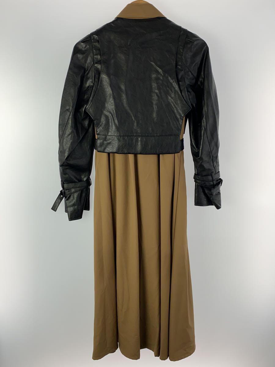 AMERI(アメリヴィンテージ) / コート/M/ポリエステル/BEG/01010720191/ライダースドッキングコート | 古着の販売・通販ならセカンドストリート