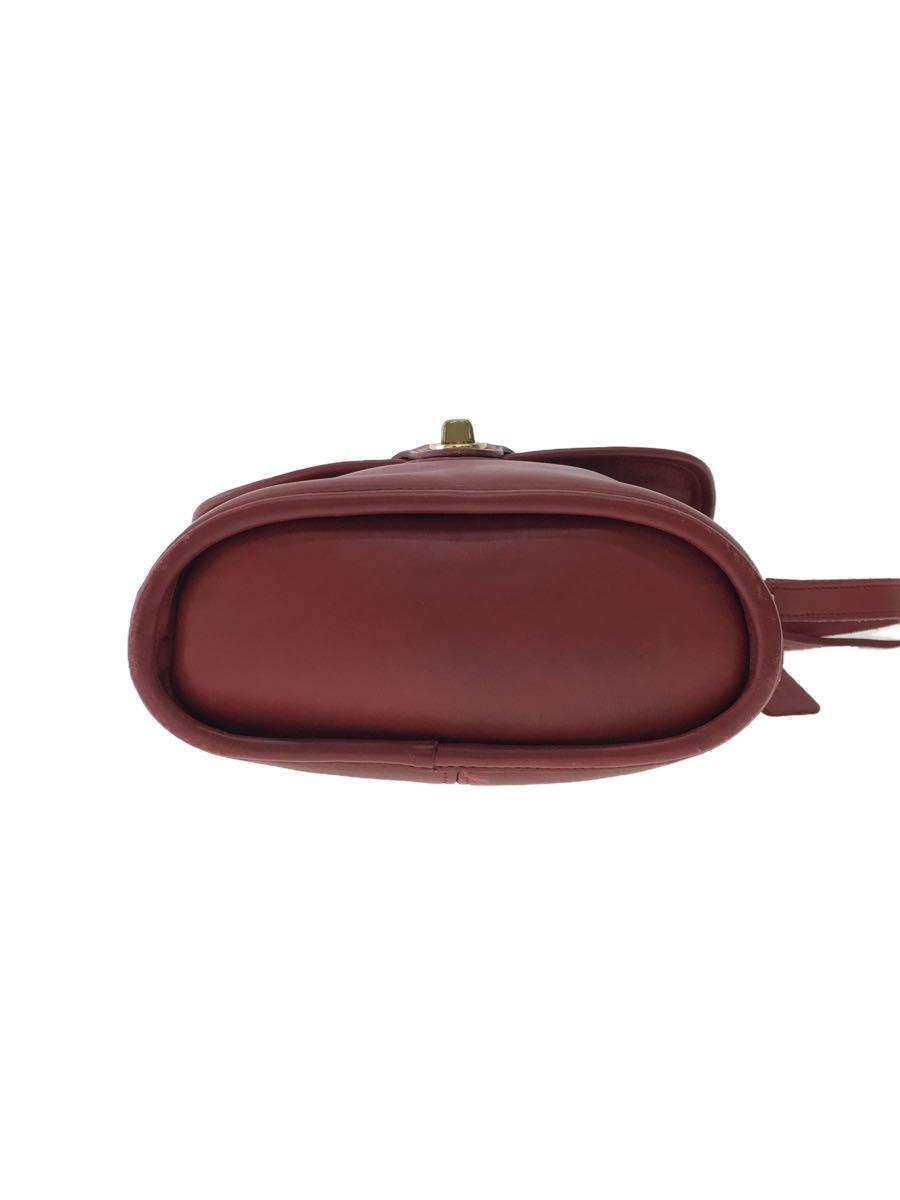 COACH(コーチ) / オールドコーチ/OLD/USA製/ターンロック/オールレザー/ショルダーバッグ/レザー/レッド/9936 | 中古品 ...