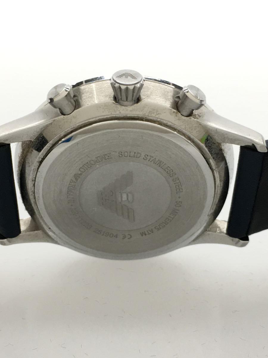 EMPORIO ARMANI(エンポリオアルマーニ) / アルマーニ/クォーツ腕時計/アナログ/レザー/NVY/AR-11226 | 中古品の ...
