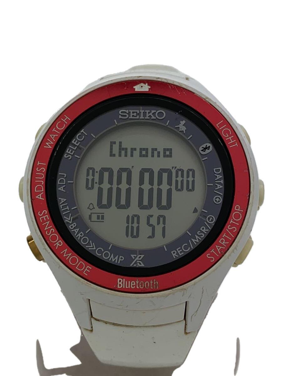 SEIKO(セイコー) / ソーラー腕時計/デジタル/WHT/s811-00ad// | 中古品の販売・通販ならセカンドストリート