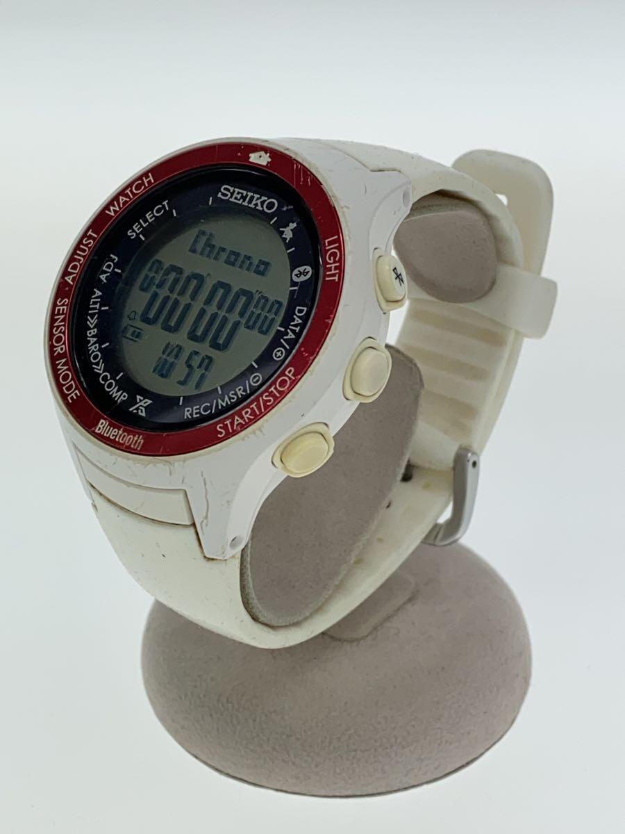 SEIKO(セイコー) / ソーラー腕時計/デジタル/WHT/s811-00ad// | 中古品の販売・通販ならセカンドストリート
