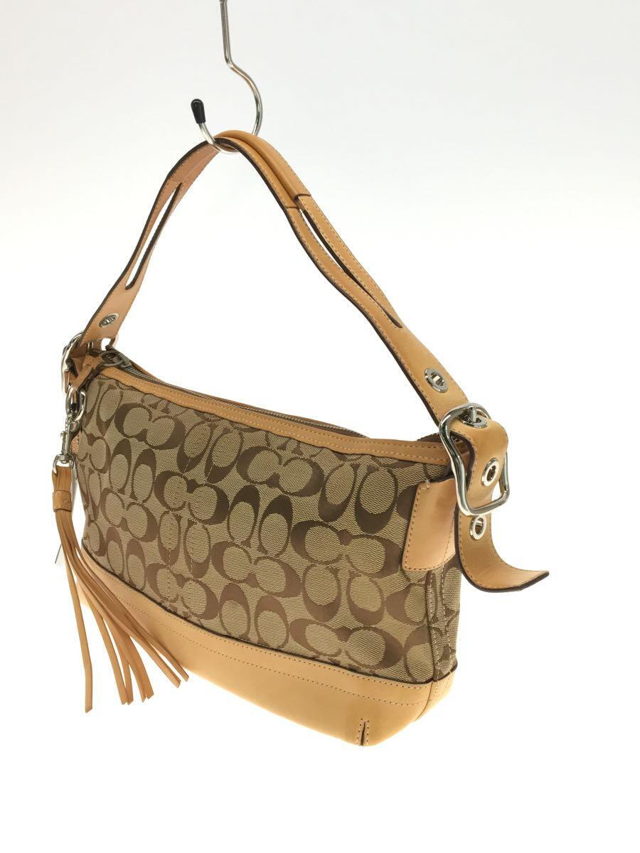 COACH(コーチ) / ハンドバッグ/キャンバス/キャメル/9363/シグネチャー | 中古品の販売・通販ならセカンドストリート