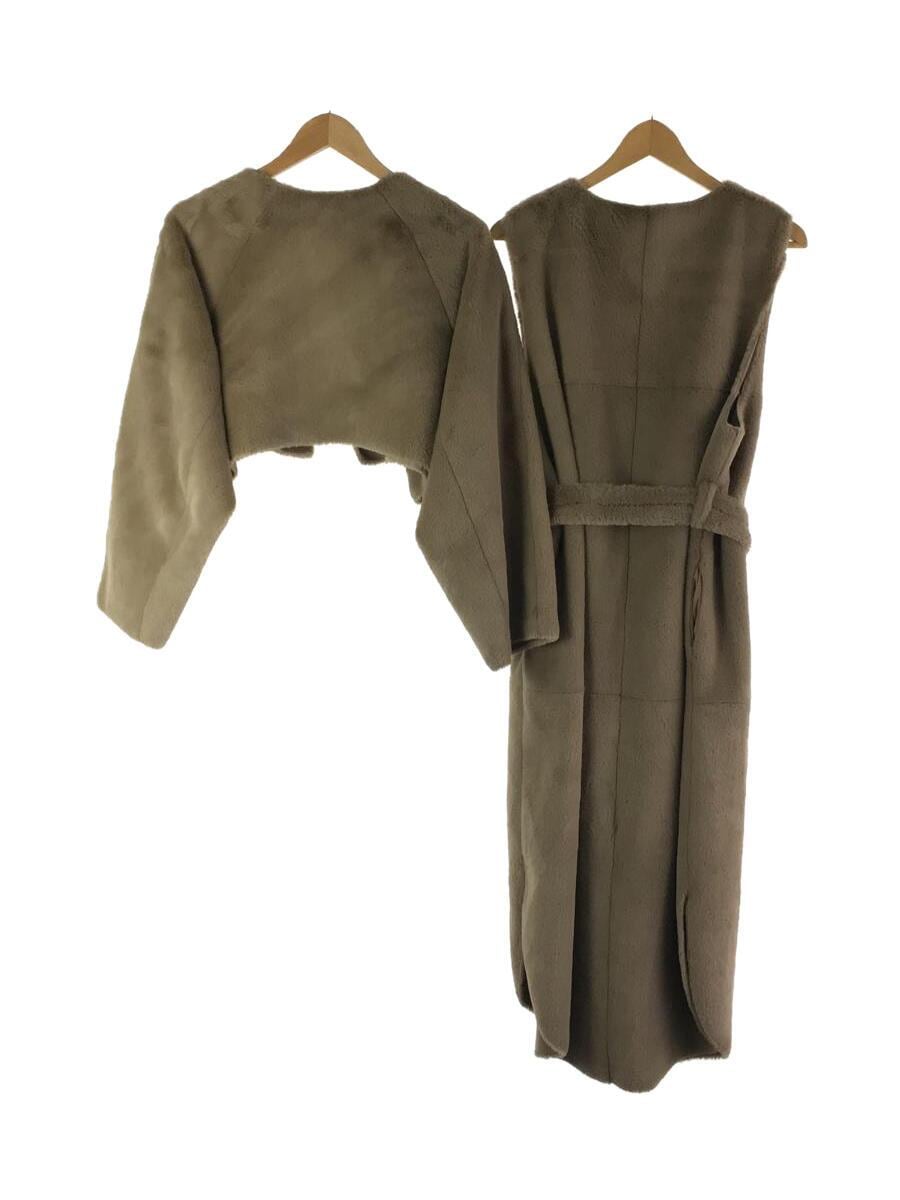 AMERI(アメリヴィンテージ) / MANY WAY USEFUL BOA COAT/M/ポリエステル/キャメル/無地/01220730970 | 古着の販売・通販ならセカンドストリート