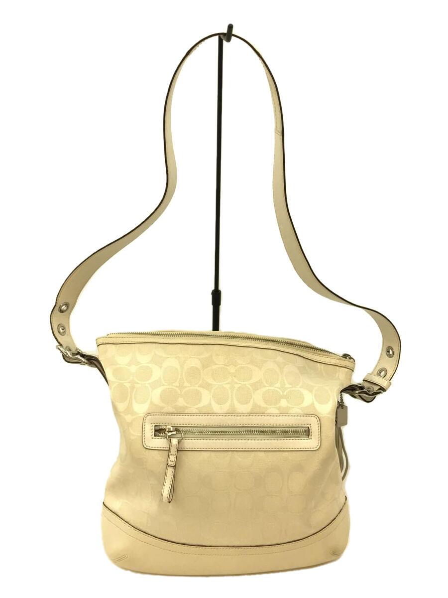 COACH(コーチ) / COACH ショルダーバッグ/レザー/WHT/9349/内側ヨゴレ有 | 中古品の販売・通販ならセカンドストリート