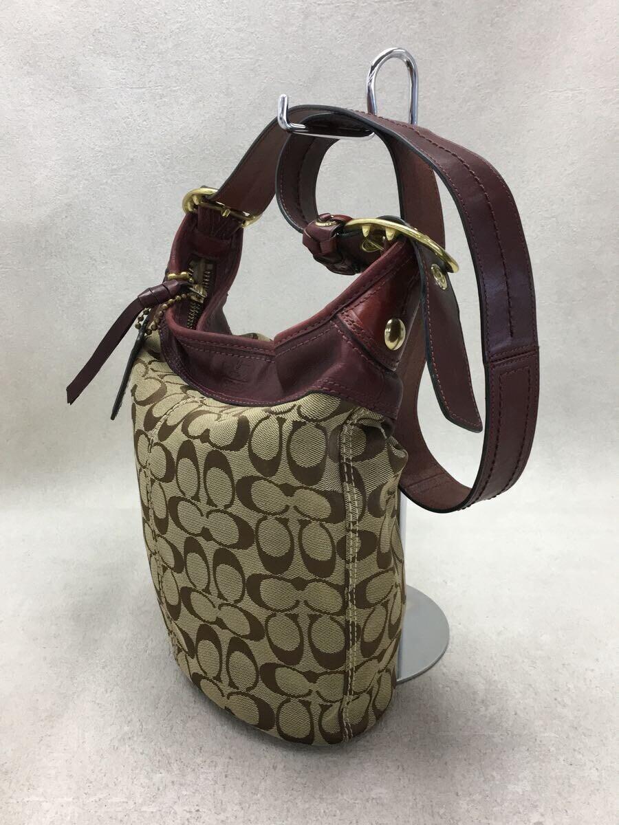 COACH(コーチ) / ショルダーバッグ/キャンバス/レッド/ジグネチャー/11437 | 中古品の販売・通販ならセカンドストリート