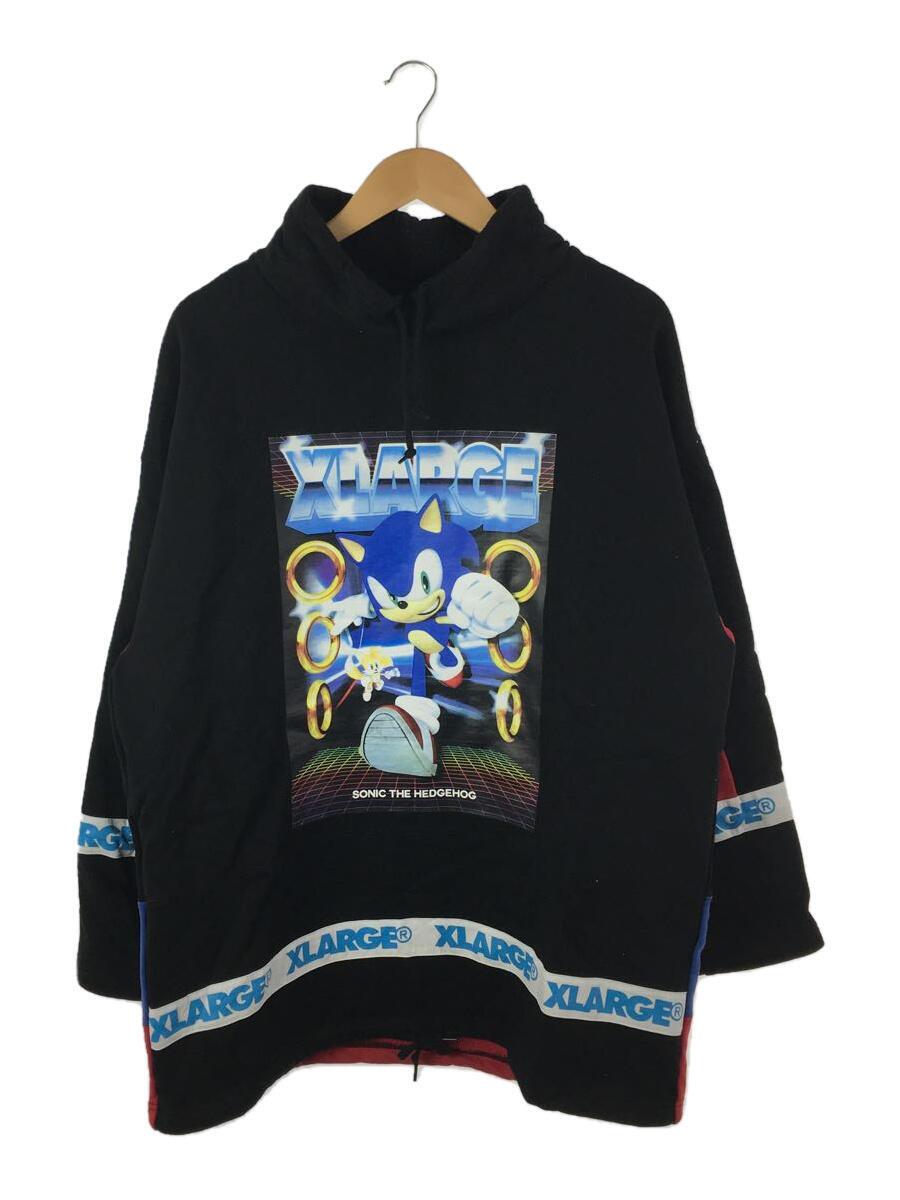 X-LARGE(エクストララージ) / ×SONIC THE HEDGEHOG/パーカー/XL/コットン/BLK/01184221 | 古着の ...