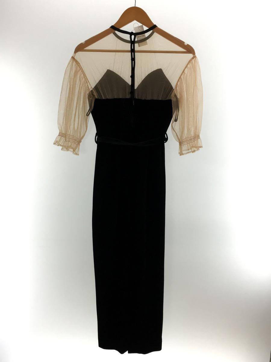 AMERI(アメリヴィンテージ) / TULLE SLEEVE TIGHT DRESS/ワンピース/S/ポリエステル/BLK/02920530911 | 古着の販売・通販ならセカンドストリート