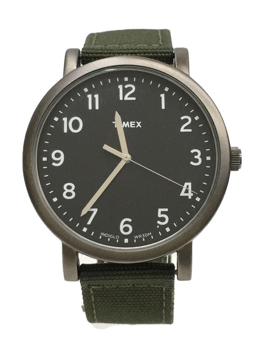 TIMEX(タイメックス) / クォーツ腕時計/アナログ/--/BLK/GRN/WR30M | 中古品の販売・通販ならセカンドストリート
