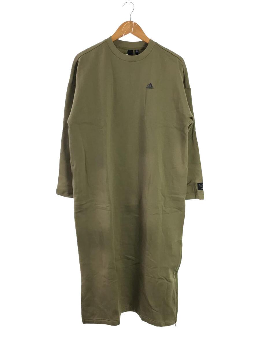 adidas(アディダス) / SF708/長袖ワンピース/L/コットン/KHK/無地/アディダス | 古着の販売・通販ならセカンドストリート