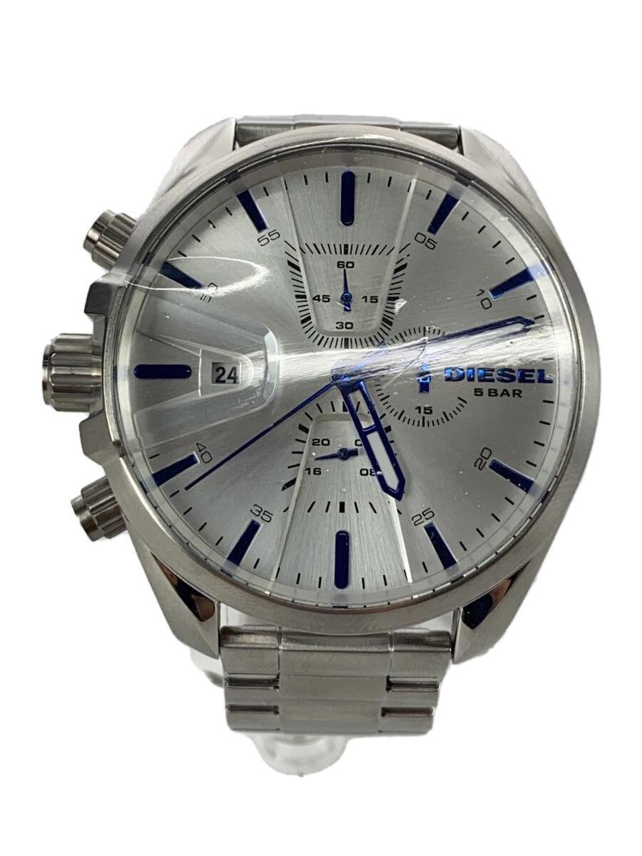 DIESEL([イリョウ/フクショク]ディーゼル) / 腕時計/アナログ/SLV/DZ-4473 | 中古品の販売・通販ならセカンドストリート