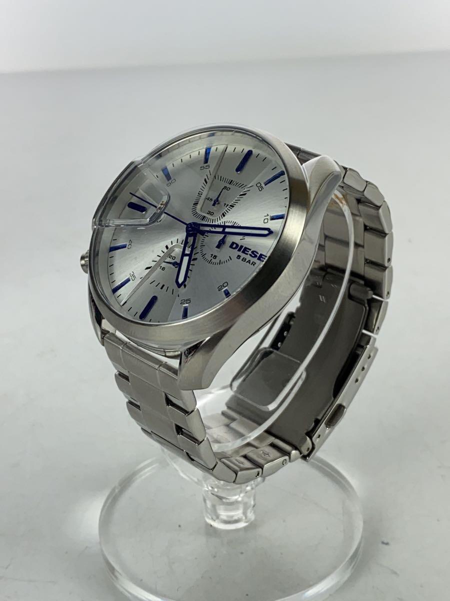 DIESEL([イリョウ/フクショク]ディーゼル) / 腕時計/アナログ/SLV/DZ-4473 | 中古品の販売・通販ならセカンドストリート