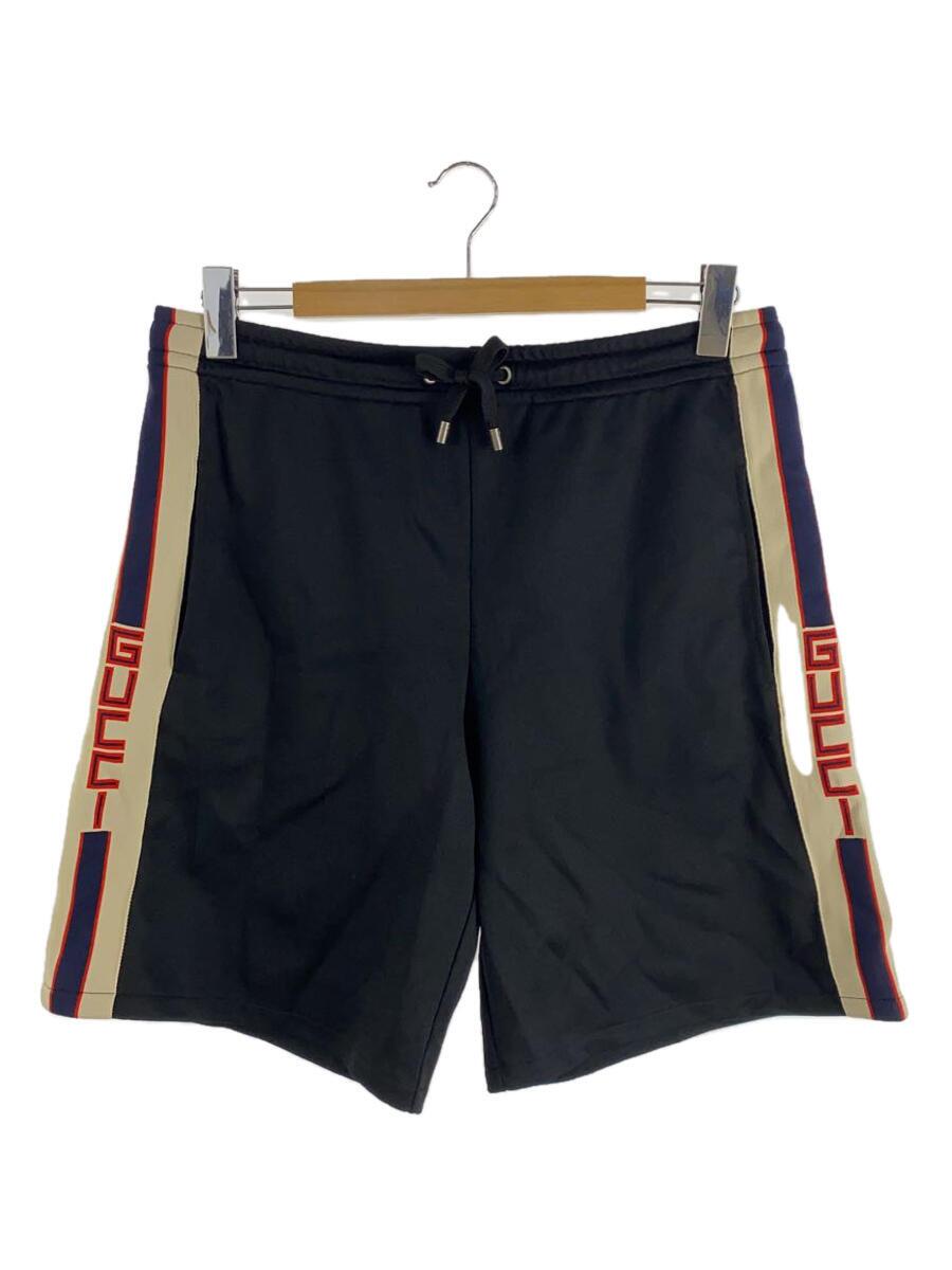 GUCCI(グッチ) / サイドロゴトラックショートパンツ/M/ポリエステル/ブラック/475355/グッチ | 古着の販売・通販ならセカンド ...