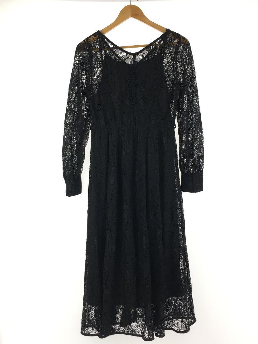 AMERI(アメリヴィンテージ) / 長袖ワンピース/FREE/ナイロン/BLK/01920520411/2WAY LAYLA LACE DRESS | 古着の販売・通販ならセカンドストリート
