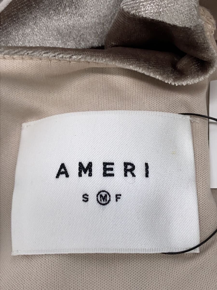 AMERI(アメリヴィンテージ) / ワンピース/ポリエステル/KHK/TOP COVER SHEER DRESS | 古着の販売・通販ならセカンドストリート