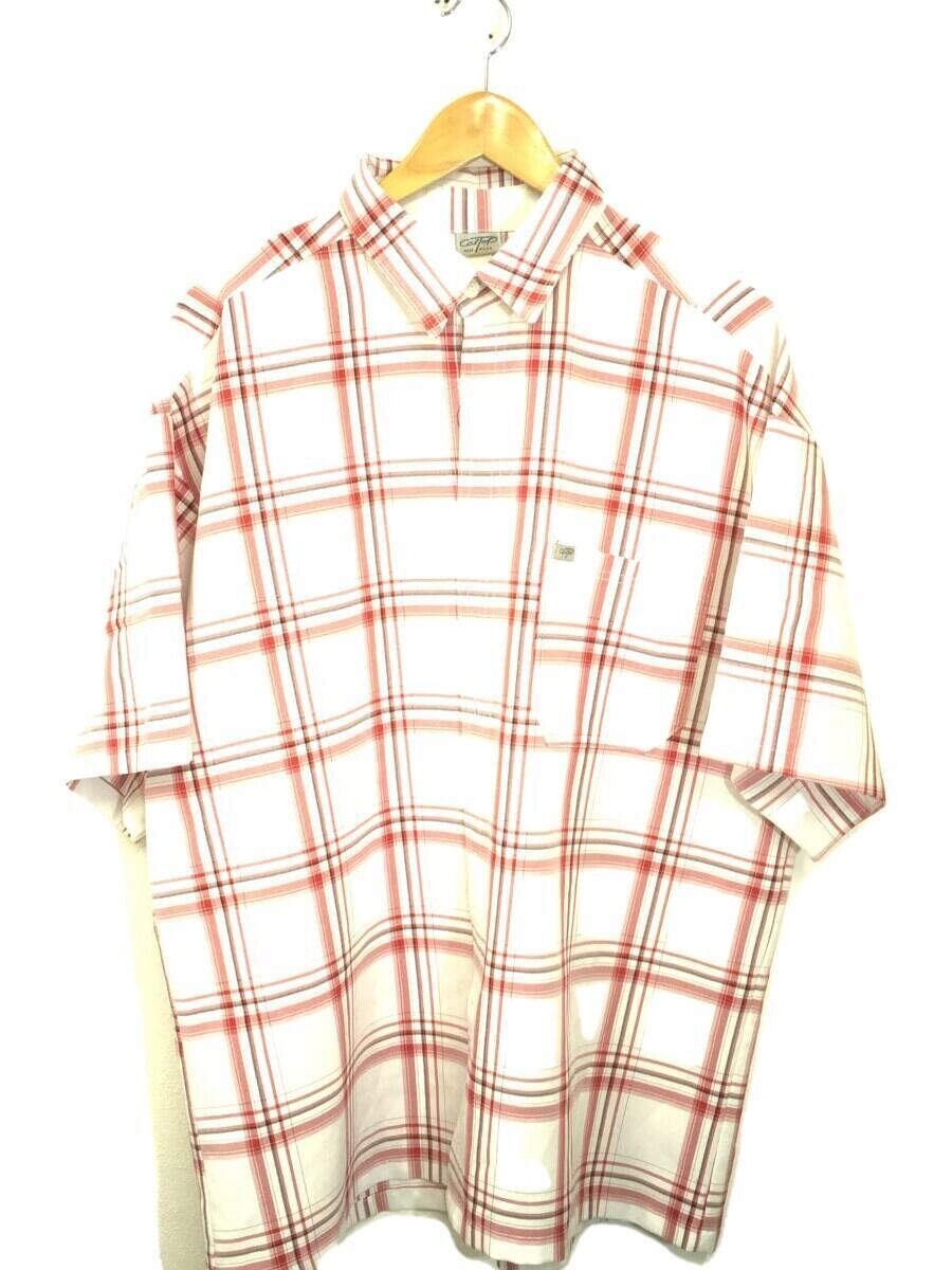 CalTop(キャルトップ) / 半袖シャツ/--/ポリエステル/RED/チェック/USA製 | 古着の販売・通販ならセカンドストリート