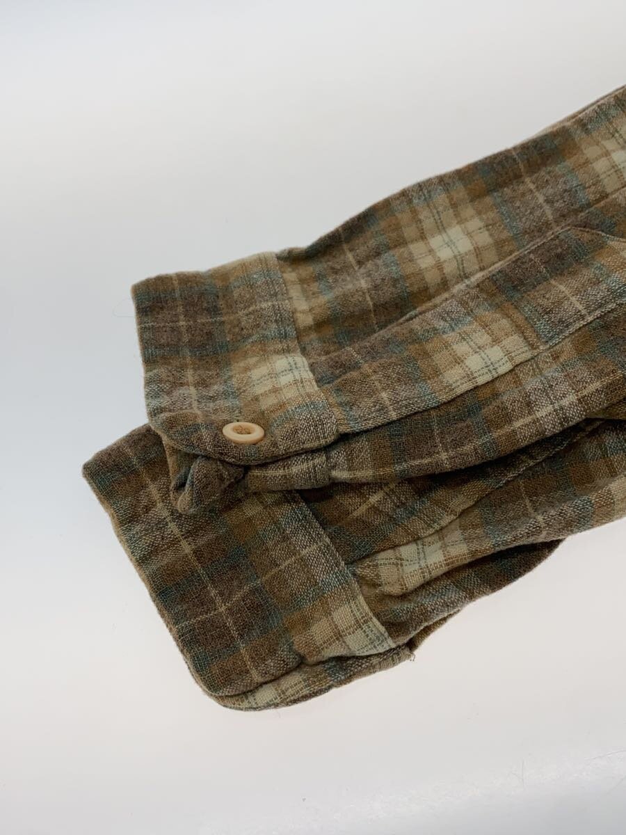 PENDLETON(ペンドルトン) / 70s/リペア有/長袖シャツ/L/ウール/BEG/チェック | 古着の販売・通販ならセカンドストリート
