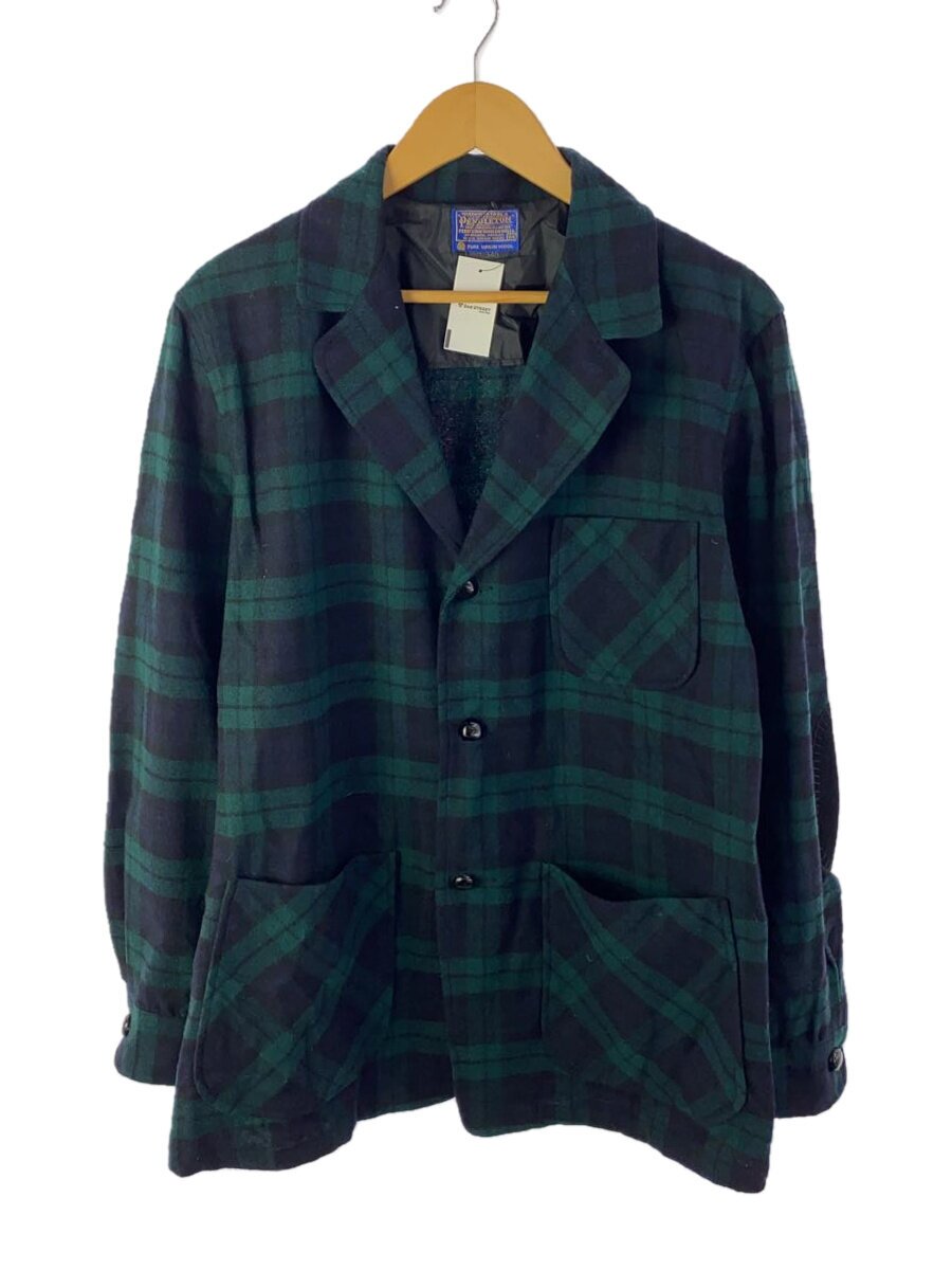 PENDLETON(ペンドルトン) / テーラードジャケット/M/コットン/GRN/チェック/60s | 古着の販売・通販ならセカンドストリート