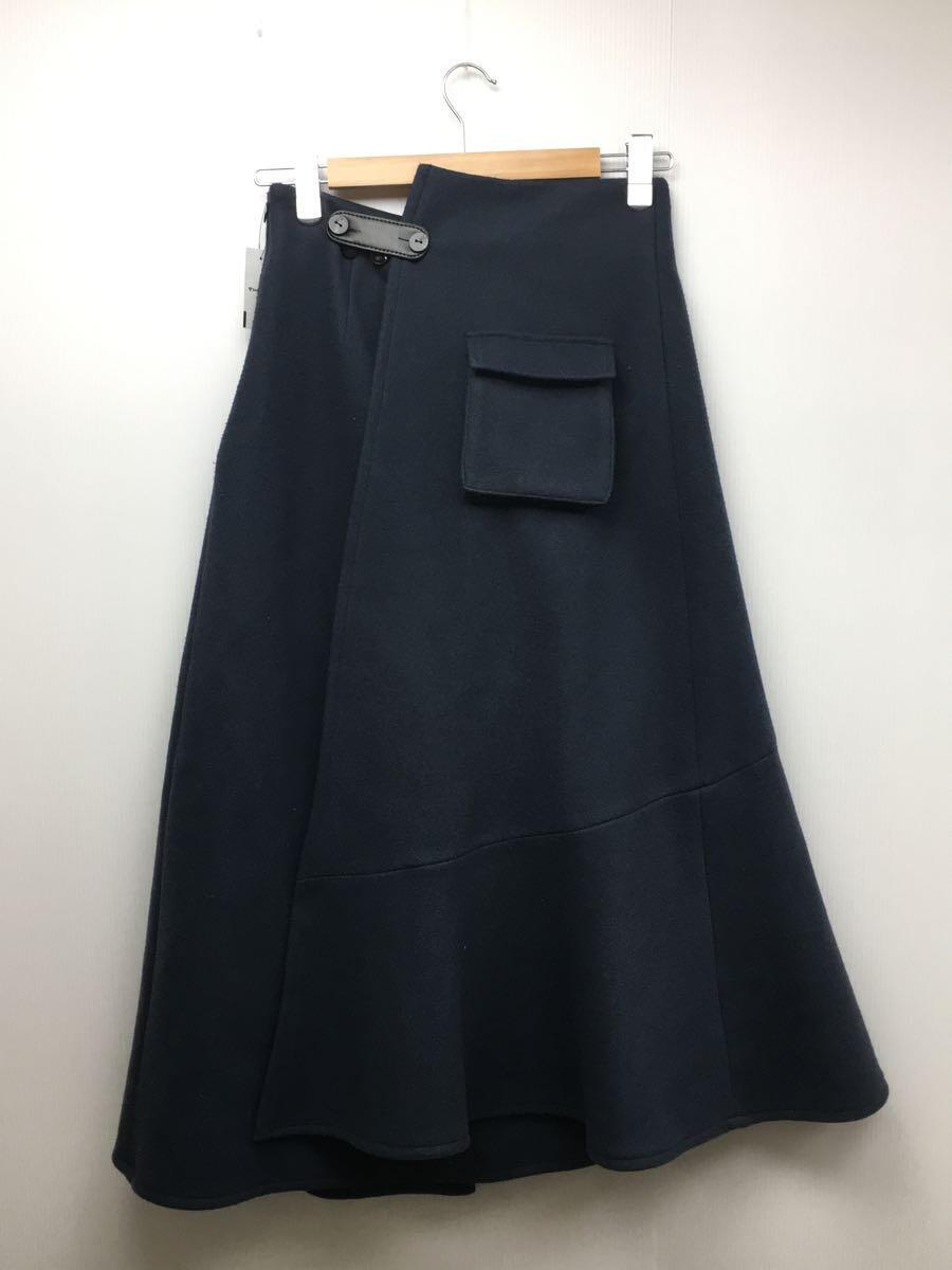 AMERI(アメリヴィンテージ) / UNDRESSED DUFFLE DETAIL SKIRT/ロングスカート/M/ポリエステル/NVY/無地 | 古着の通販サイト セカンドストリート ...
