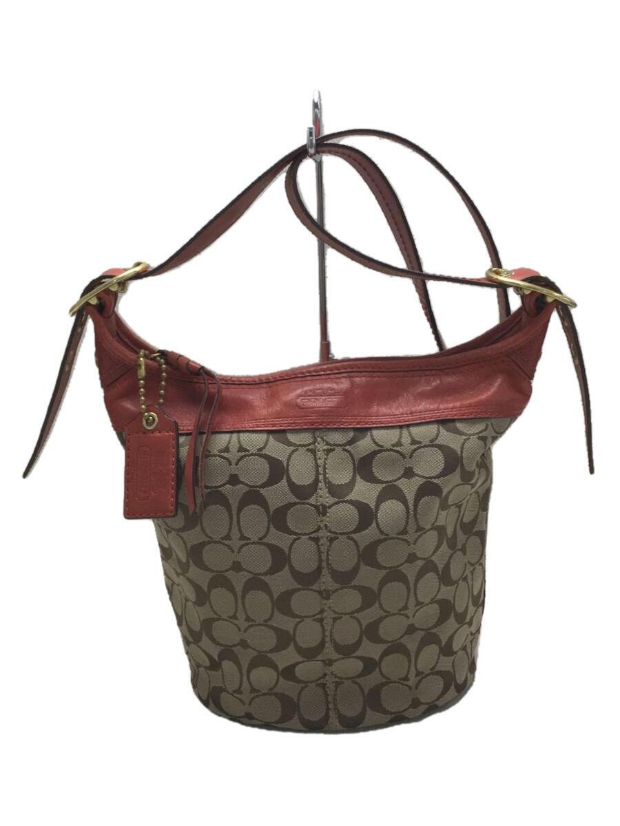 COACH(コーチ) / ブリーカーシグネチャーダッフル/11437/ショルダーバッグ/キャンバス/BEG | 中古品の販売・通販ならセカンド ...