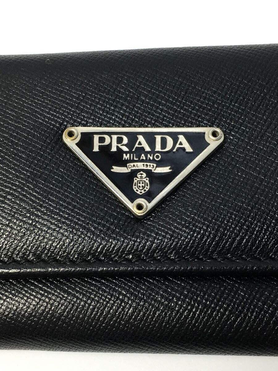 PRADA(プラダ) / サフィアーノ/M222/6連キーケース/ロゴプレート/BLK/メンズ | 中古品の販売・通販ならセカンドストリート