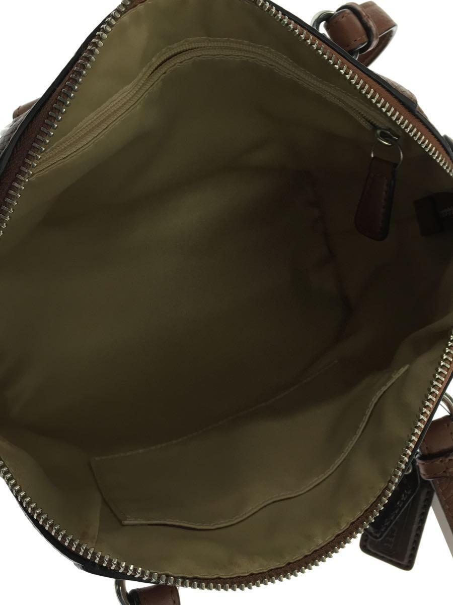COACH(コーチ) / ハンドバッグ_オールレザー/--/BRW/無地 | 中古品の販売・通販ならセカンドストリート