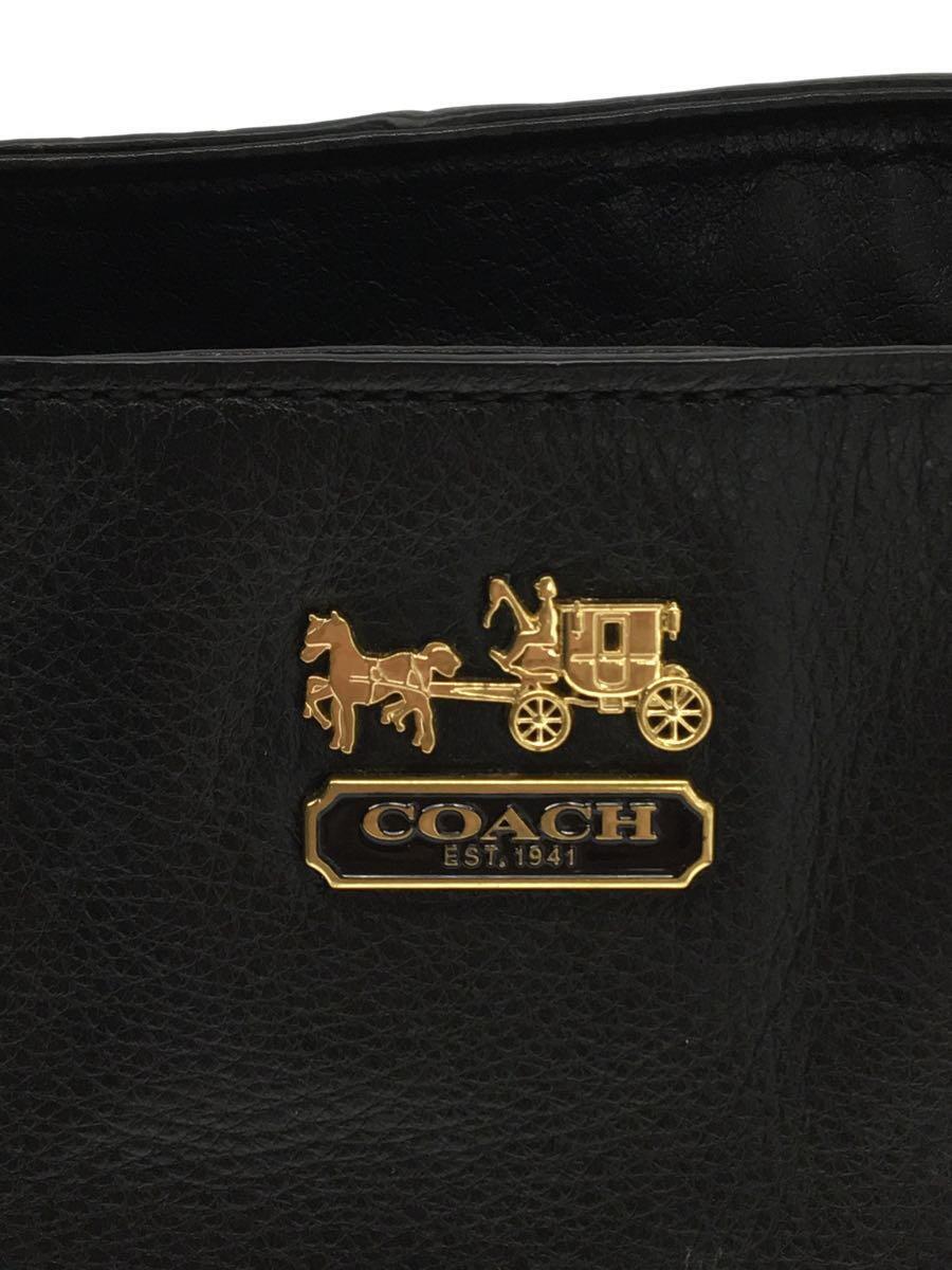 COACH(コーチ) / トートバッグ/レザー/BLK/20466 | 中古品の販売・通販ならセカンドストリート