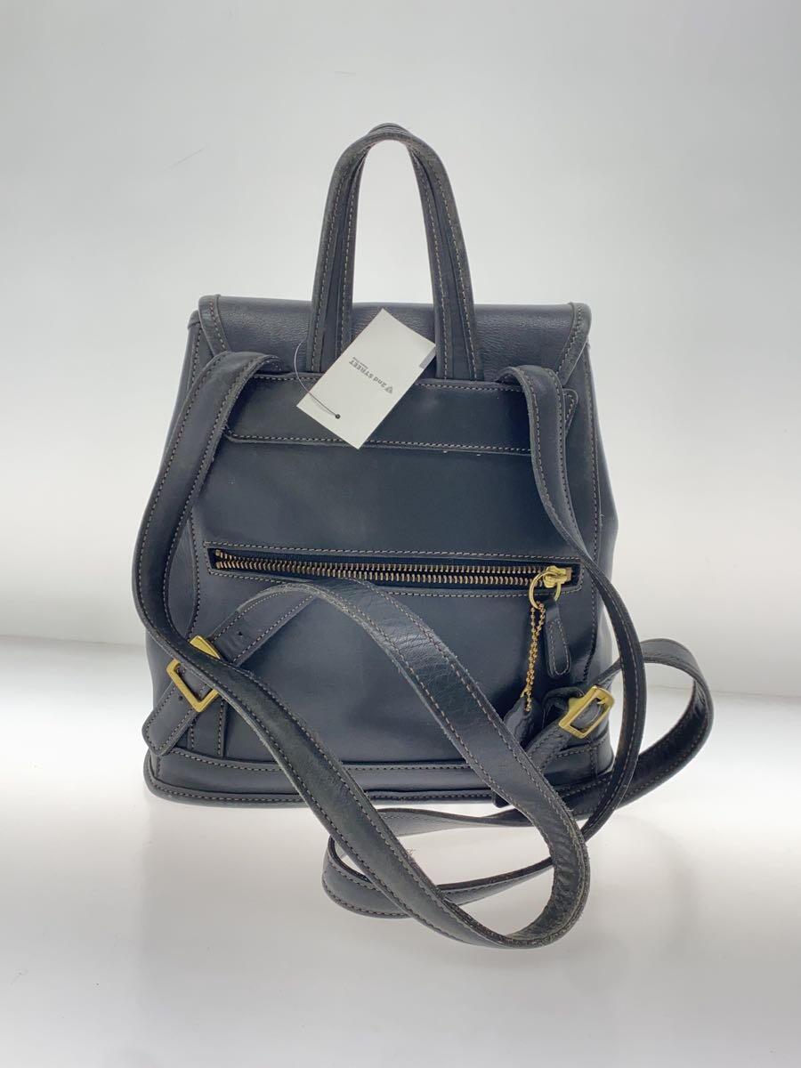COACH(コーチ) / リュック/レザー/BLK/9315 | 中古品の販売・通販ならセカンドストリート