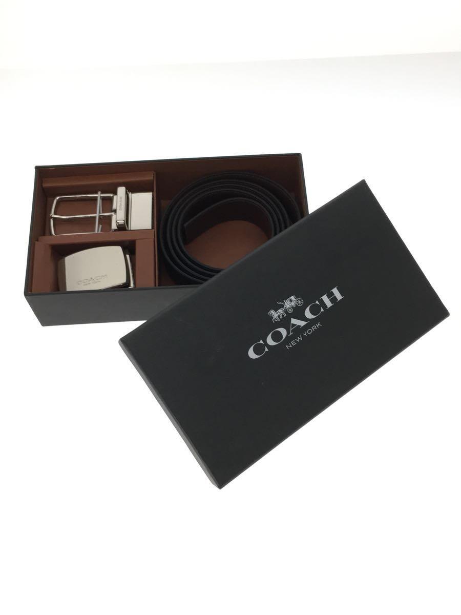 COACH(コーチ) / ベルト/レザー/BLK/無地/メンズ/F65185 | 中古品の販売・通販ならセカンドストリート
