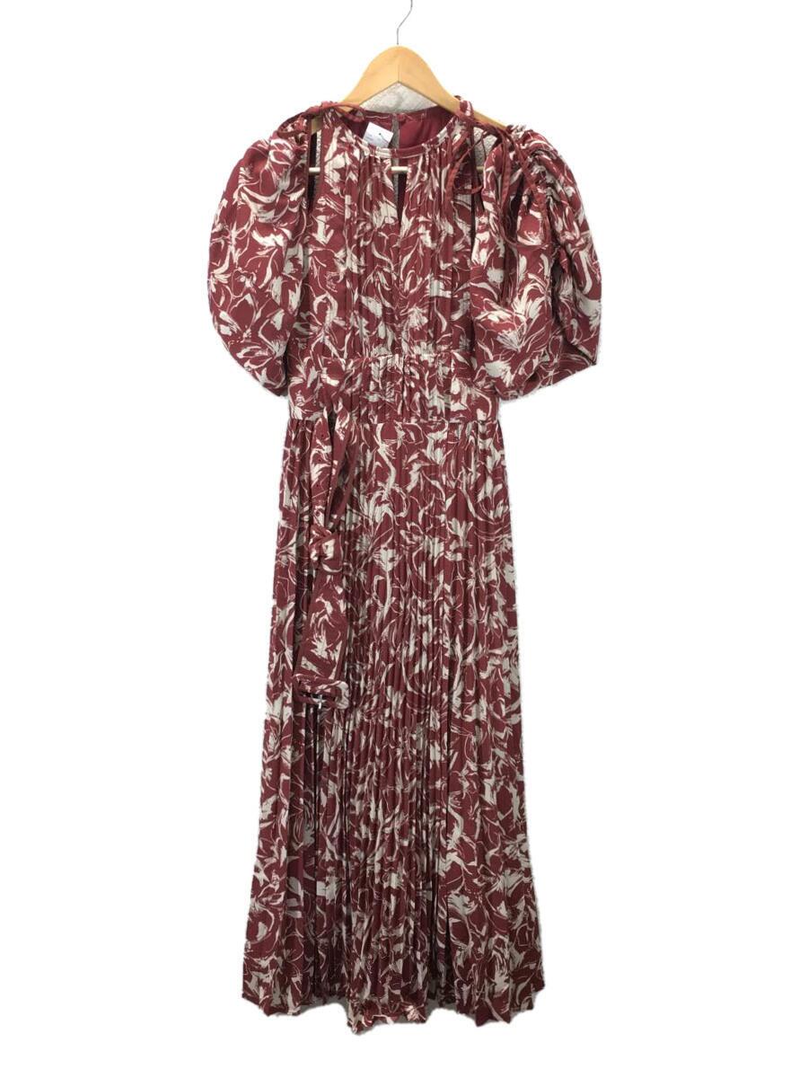 SNIDEL(スナイデル) / 半袖ワンピース/1/ポリエステル/RED/総柄/SWFO224091 | 古着の販売・通販ならセカンドストリート