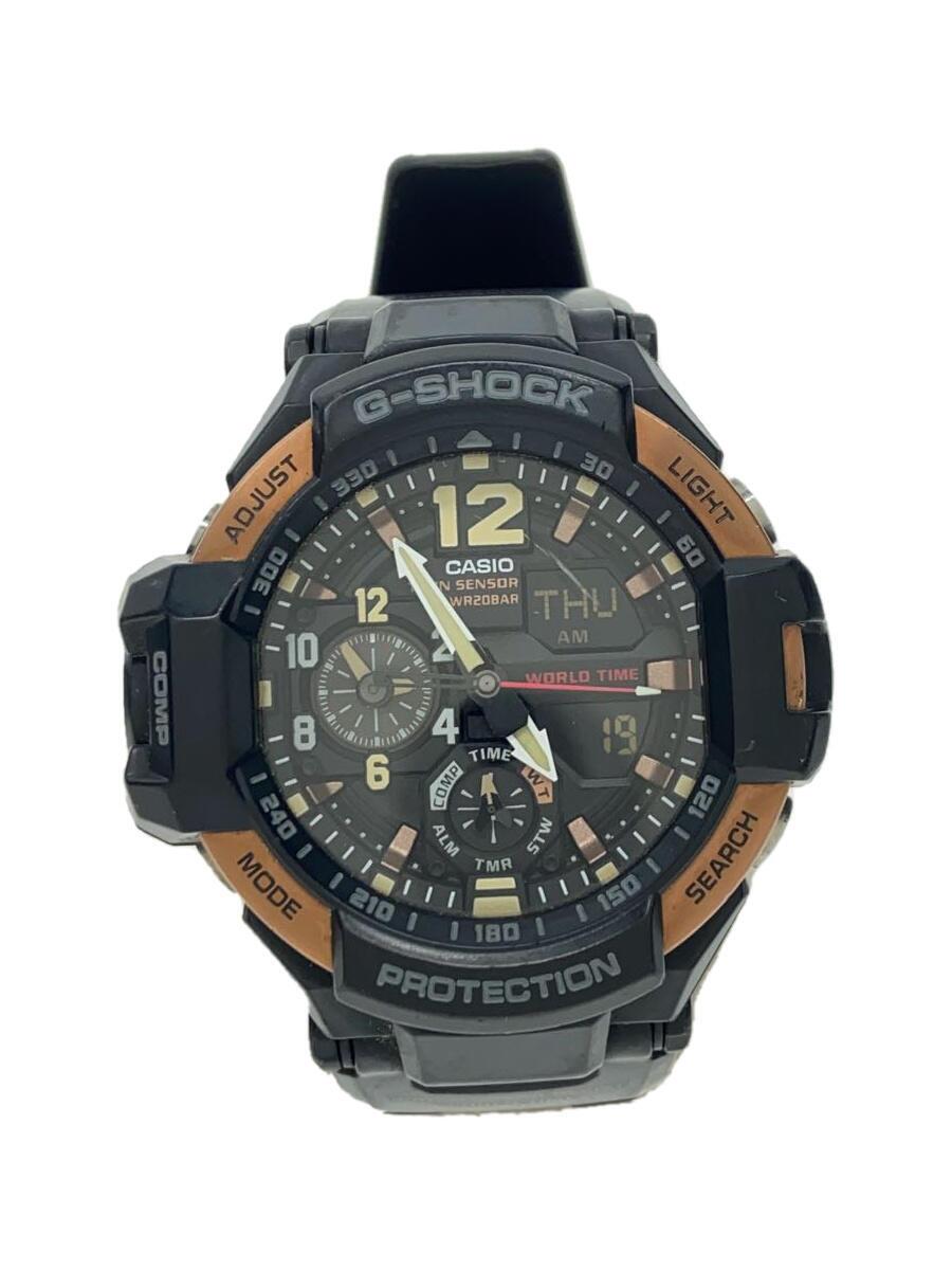 CASIO(カシオ) / 腕時計/デジアナ/ラバー/BLK/BLK/5441/GA-1100RG | 中古品の販売・通販ならセカンドストリート