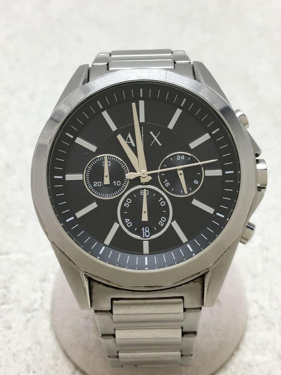 ARMANI EXCHANGE(アルマーニエクスチェンジ) / クォーツ腕時計/アナログ/ステンレス/BLK/SLV/AX2600 | 中古品 ...