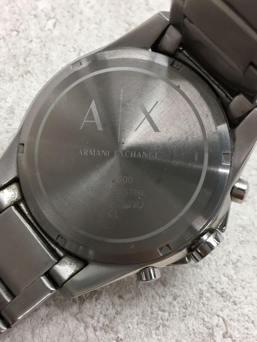 ARMANI EXCHANGE(アルマーニエクスチェンジ) / クォーツ腕時計/アナログ/ステンレス/BLK/SLV/AX2600 | 中古品 ...