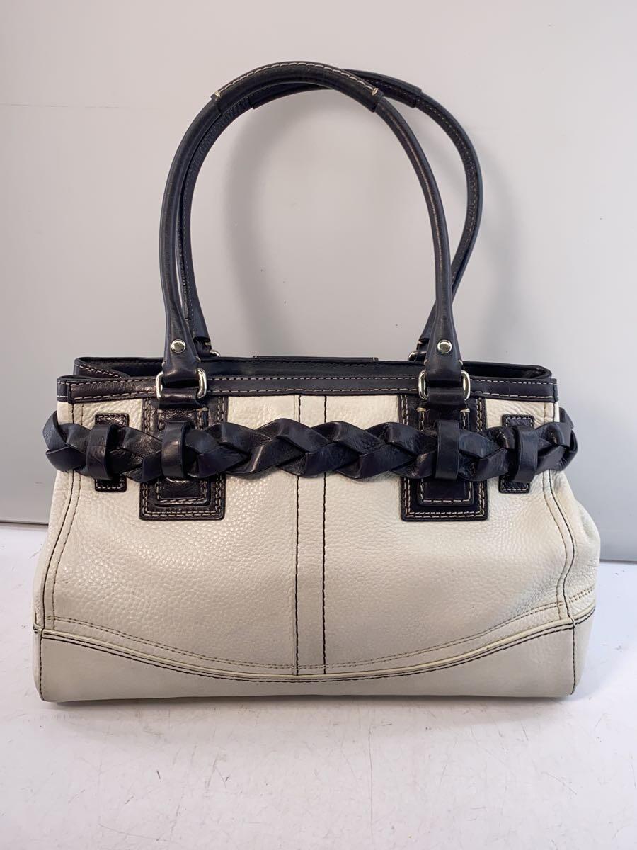 COACH(コーチ) / ハンドバッグ/レザー/WHT/F13084 | 中古品の販売・通販ならセカンドストリート