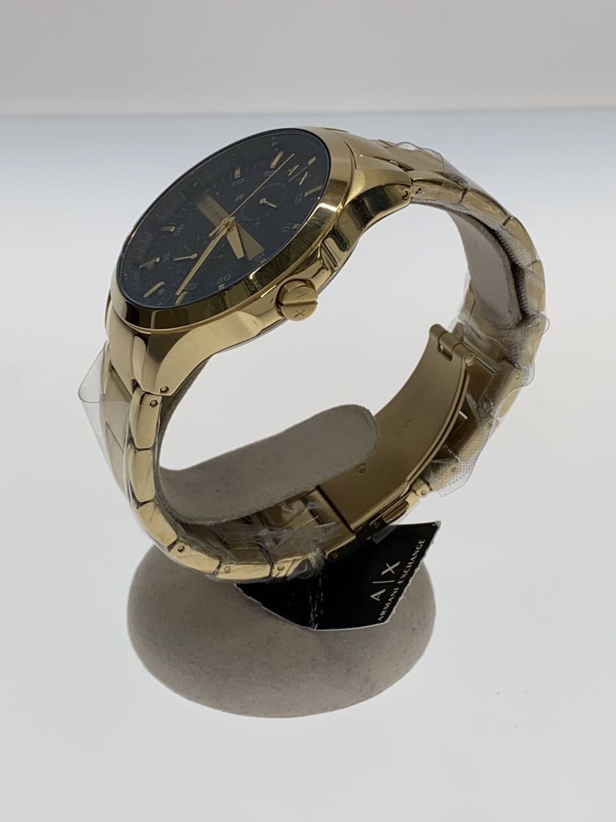 ARMANI EXCHANGE(アルマーニエクスチェンジ) / クォーツ腕時計/アナログ/ステンレス/BLK/GLD/AX2122 | 中古品 ...