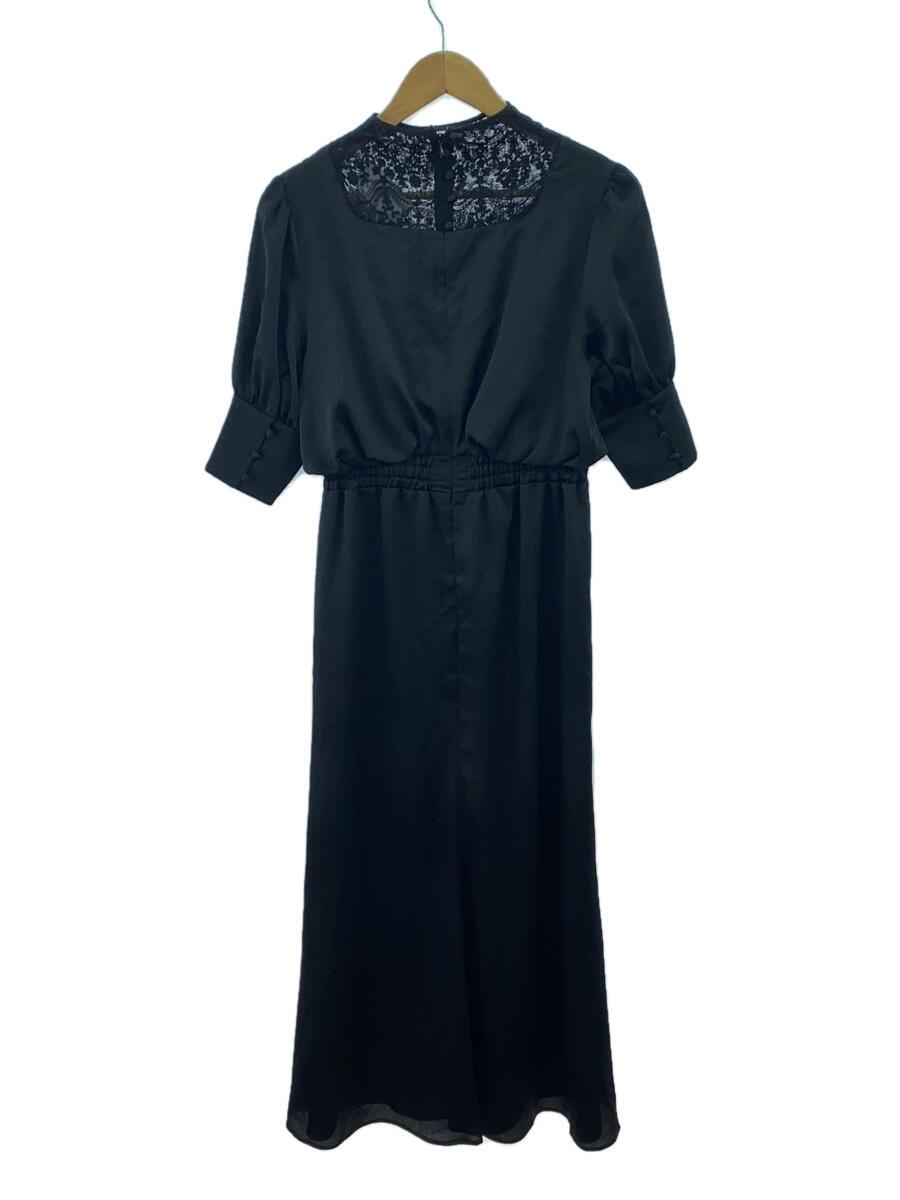 AMERI(アメリヴィンテージ) / 22AW DECOLLETE LACE EMPIRE DRESS/M/ポリエステル/BLK/01220570260 | 古着の販売・通販ならセカンドストリート
