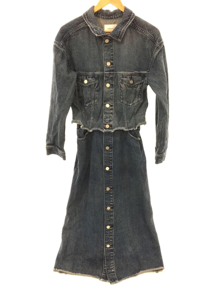 AMERI(アメリヴィンテージ) / 20SS/4WAY DENIM DRESS COAT/M/コットン/IDG/01010720200/変色有 | 古着の販売・通販ならセカンドストリート