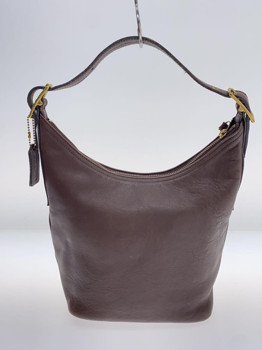 COACH(コーチ) / OLD/ショルダーバッグ/レザー/BRW/無地/9823 | 中古品の販売・通販ならセカンドストリート