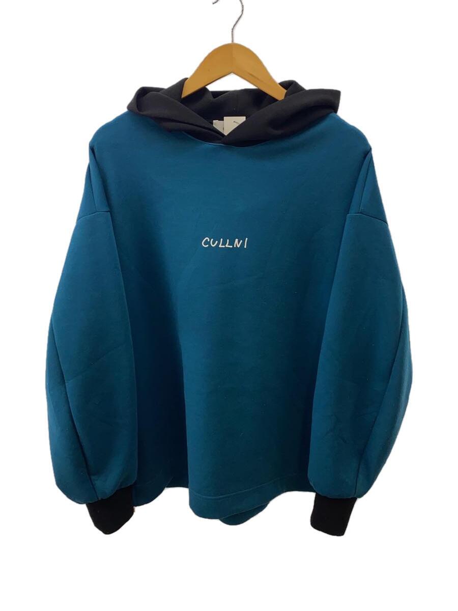 CULLNI(クルニ) / パーカー/2/ポリエステル/ブルー×ブラック/22-AW-060 | 古着の販売・通販ならセカンドストリート