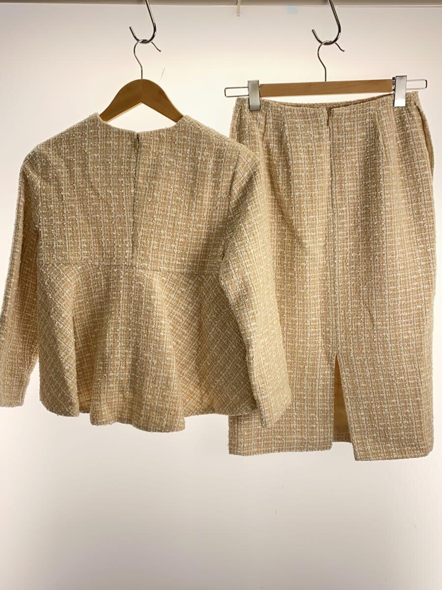 Demi-Luxe BEAMS(デミルクスビームス) / セットアップ/36/コットン/ベージュ/グレンCK/68-11-0303-152 ...