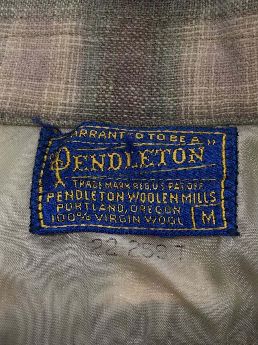 PENDLETON(ペンドルトン) / 50s/長袖シャツ/M/ウール/KHK/チェック | 古着の販売・通販ならセカンドストリート