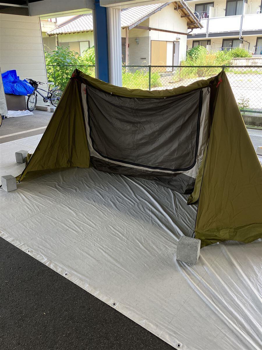 tent-Mark DESINGNS(テンマクデザイン) / TC-DX テント/2人用/KHK/炎幕TC-DX/スタンダードインナー/前幕セット | 中古品の販売・通販ならセカンドストリート