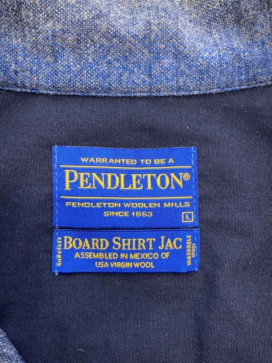 PENDLETON(ペンドルトン) / 長袖シャツ/L/ウール/BLU/オンブレCK | 古着の販売・通販ならセカンドストリート