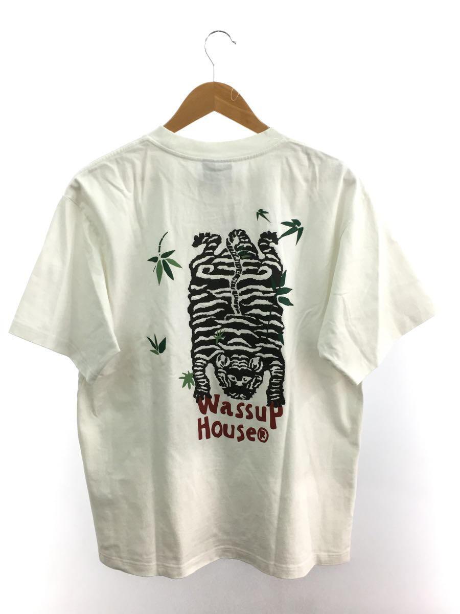 その他ブランド(ソノタブランド) / Wassup House/Tシャツ/L/コットン/WHT | 古着の販売・通販ならセカンドストリート